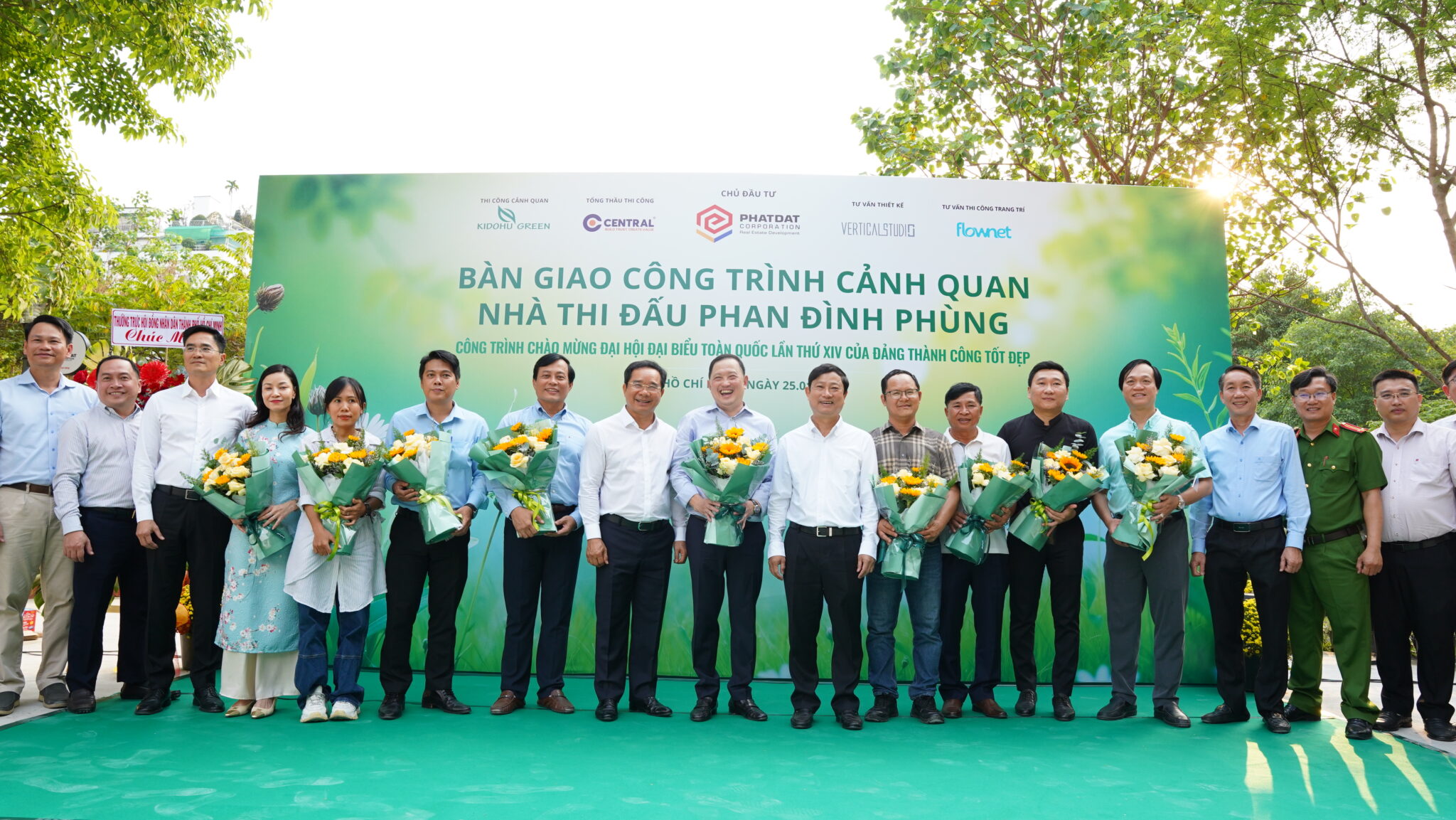 HANDOVER CEREMONY OF THE LANDSCAPE WORKS PHAN DINH PHUNG STADIUM PARK ...