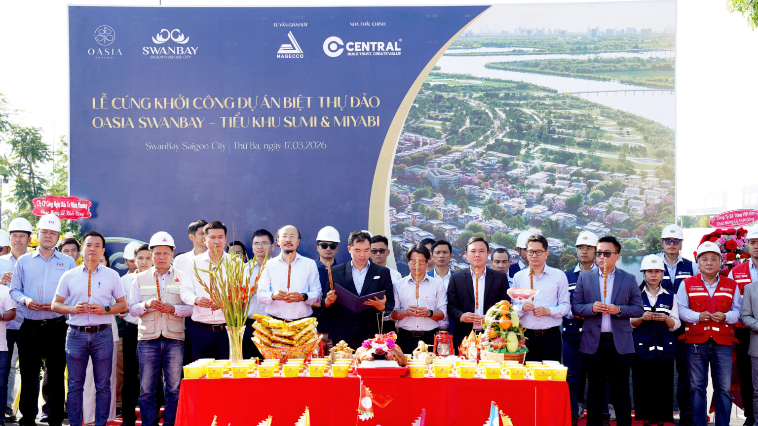 GROUNDBREAKING CEREMONY OF OASIA SWANBAY VILLAS PROJECT - SUMI & MIYABI ...